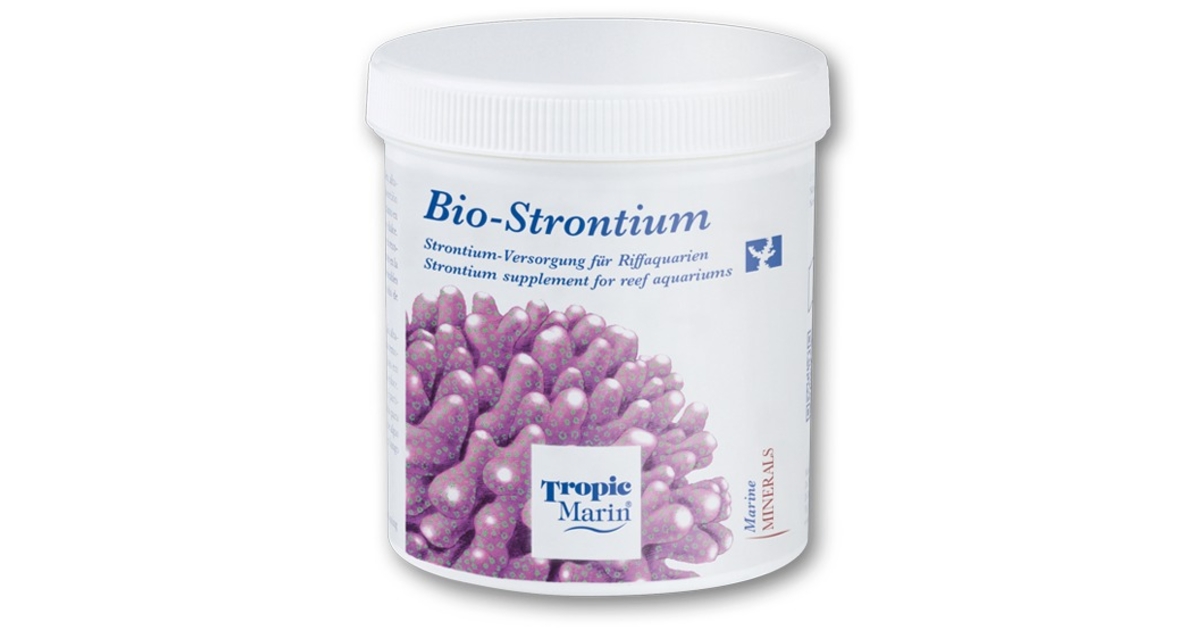 TROPIC MARIN Bio-Strontium 200 gr supplément de strontium pour aquarium récifal - Traitements de ...